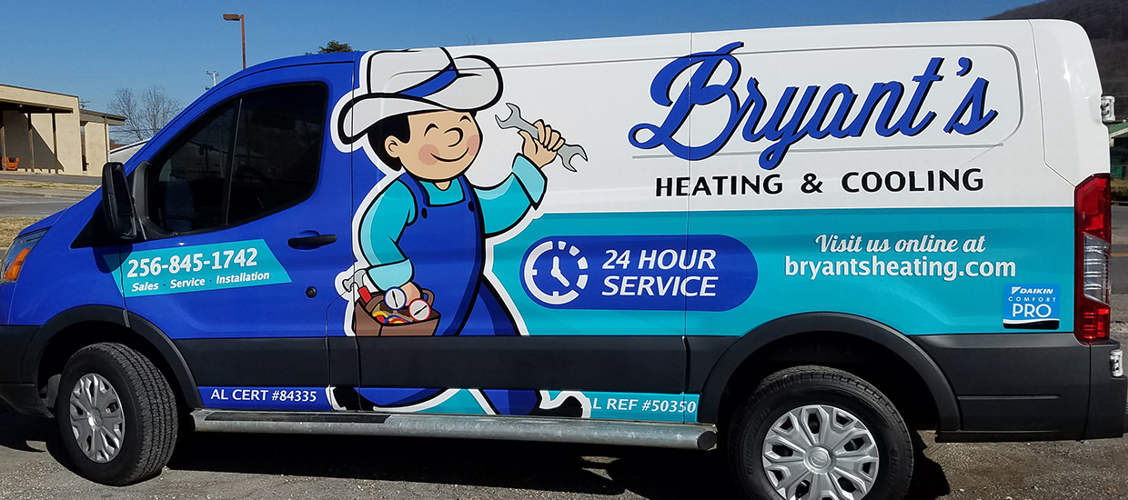 5 Branding Tips and Ideas for Using HVAC Truck Wraps